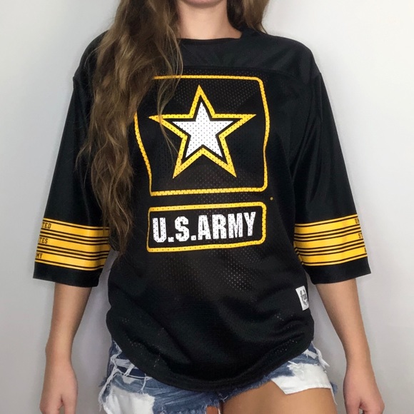 PINK Victoria's Secret | Tops | Pink Collegiate Army Jersey Shirt ...